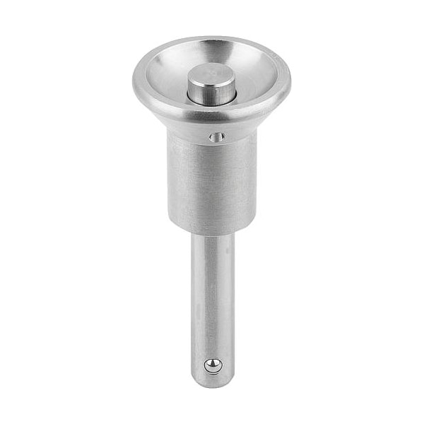Kipp Ball Lock Pins, button head style, self-locking, stainless, metric ...
