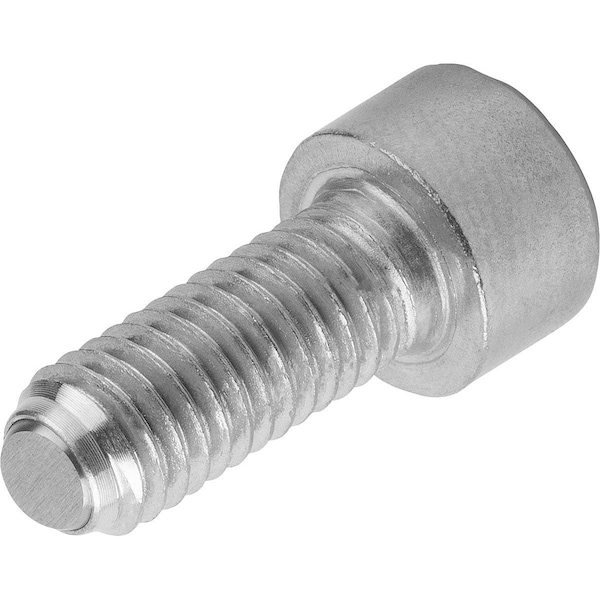 Kipp Ball-End Thrust Screw W Head, Form:B Flattened Ball, M05, L=19, 7 ...