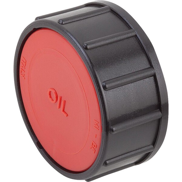 Kipp Cap D1=M60X2 Thermoplastic, Black, For Filler Necks, Comp:Red, D ...