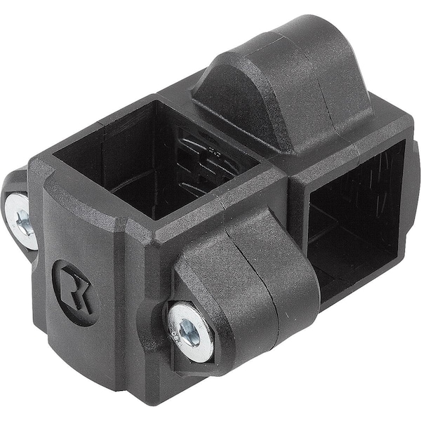 Kipp Tube Clamp 4-Way Flat Thermoplastic, For Square Tubes, Comp:Steel ...