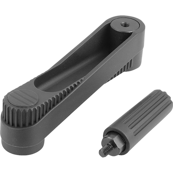 Kipp Crank Handle Size:1 Square Socket Sw=10, A=80, H=85, 8 ...