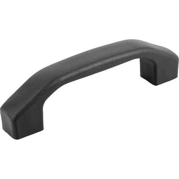 Kipp Pull Handle L=146, Form:B, Polyamide Black Ral7021, Comp:Steel, A ...