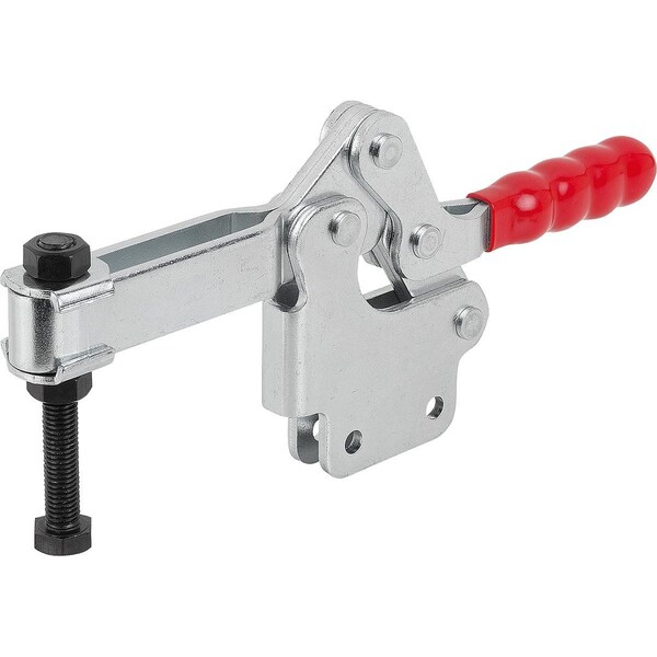 Kipp Toggle Clamp Standard L=308, Form:B Steel, Vertical Foot, Comp ...