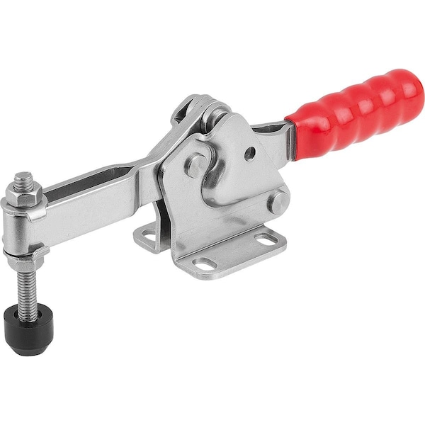 Kipp Toggle Clamp, Horizontal Foot, Std, F2=2500, Adjustable Clamping ...
