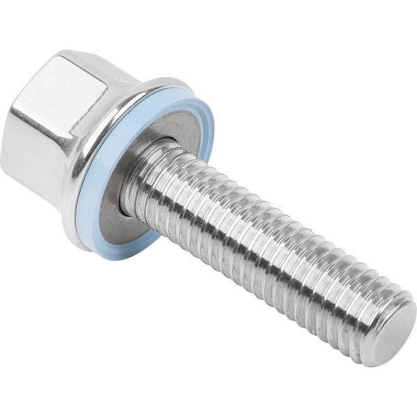 Kipp M16 Hex Head Cap Screw, Polished 316 Stainless Steel, 40 mm L ...