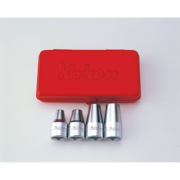 Ko-Ken Stud Bolt Setter set M6-M12 4 pieces 1/2 Sq. Drive 4203M | Zoro