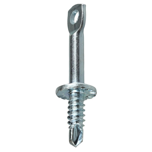 Dottie Flat Hangar Screw, 1/4 in Thread to 2 in, Carbon Steel, Zinc ...