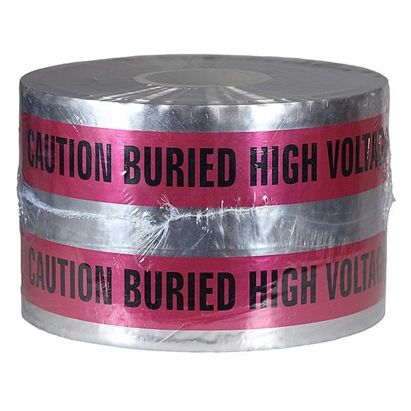 Dottie Detectable Warning Tape, Caution Buried High Voltage Line Below ...