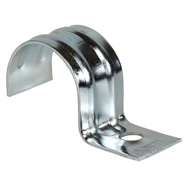 Dottie One Hole Strap, Conduit; EMT; Pipe Use, 4 in, Steel, Zinc Plated ...
