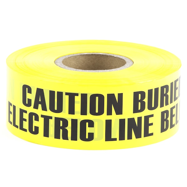 Dottie Underground Warning Tape, Caution Buried Electric Line Below ...