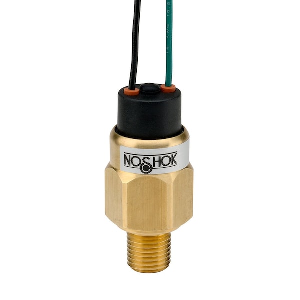 Noshok Pressure Switch, Standard, SPST-NC, 1/8" MNPT, Steel 100H-2-1 ...
