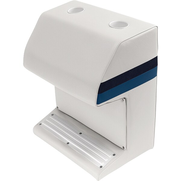 Wise Seating Deluxe Pontoon Furniture, Steering Console, White/Navy ...