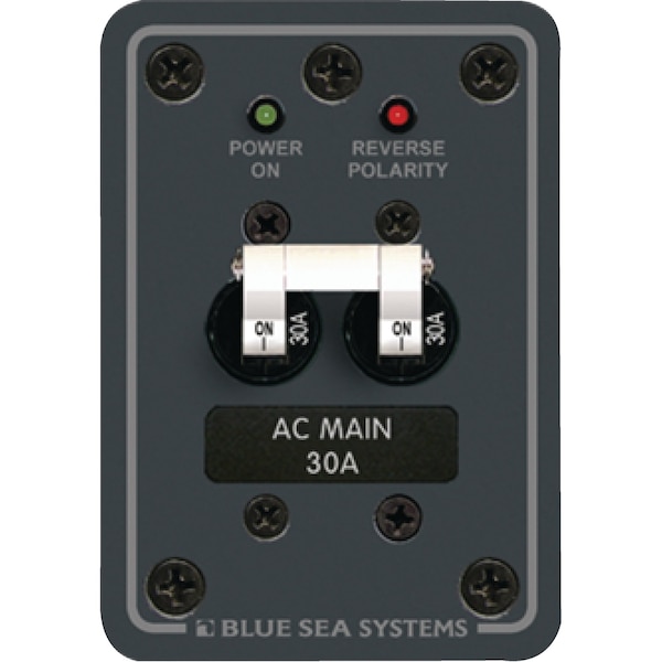 Blue Sea Systems AC Main Circuit Breaker Panel 8077 | Zoro