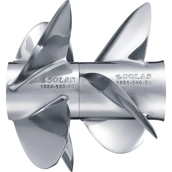 Solas Mercruiser Bravo III Propeller, 27in Pitch, Front B3F 1654-155-27 ...