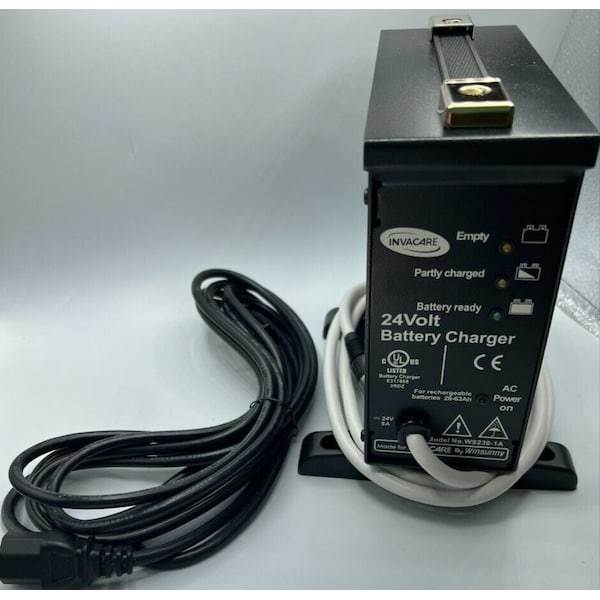 Invacare Wheelchair/Scooter Battery Charger 1123249 | Zoro