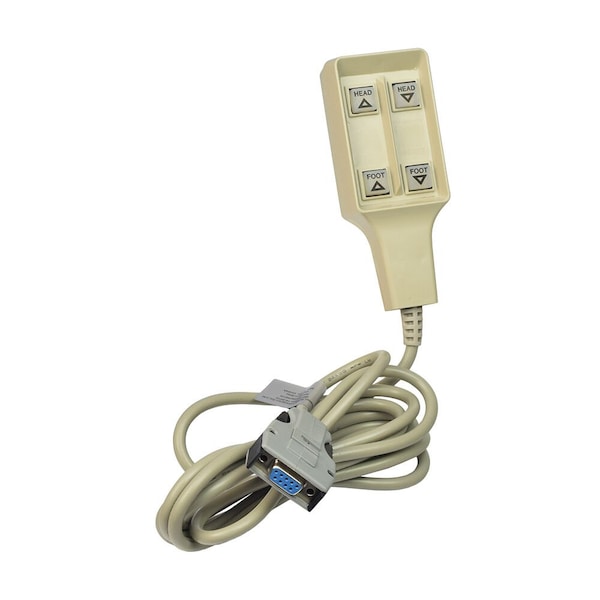 Invacare 4-Button Semi-Electric Hand Control Pendant 7001M298 | Zoro