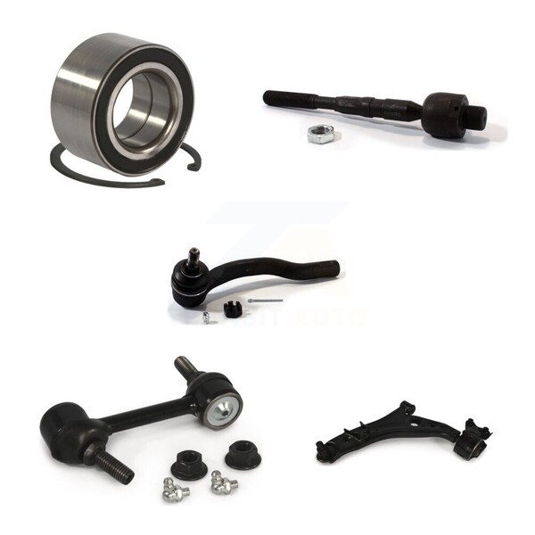 Transit Auto Front Left Bearing Lower Control Arm Tie Rod End Link Kit ...