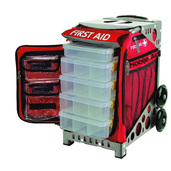 Mobileaid Essentials Pro100 EASY-ROLL Modular First Aid Cart 31605 | Zoro