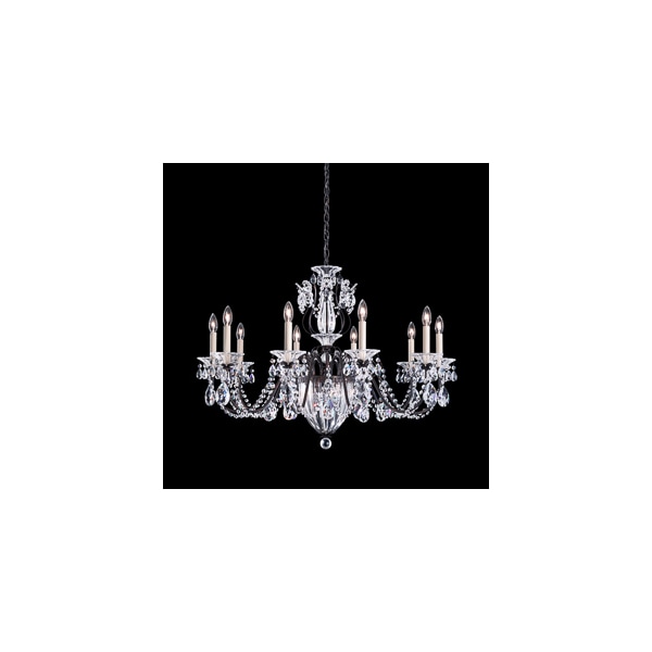 Schonbek Bagatelle 13 Light 110V Chandelier in Etruscan Gold with Clear ...