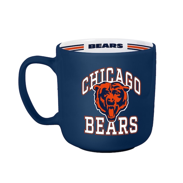 Logo Brands Chicago Bears 15oz Stripe Mug 606-C15SM | Zoro