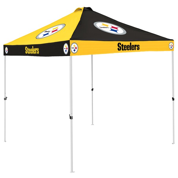 Logo Brands Pittsburgh Steelers Checkerboard Canopy 625-42C | Zoro