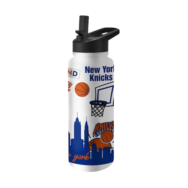 Logo Brands New York Knicks 34oz Native Quencher Bottle 720-S34QB-63 | Zoro