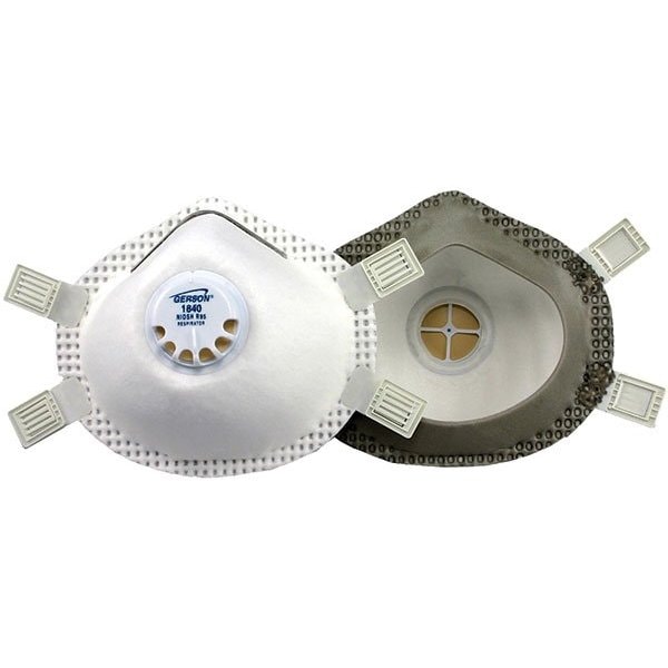 Gerson R95 Respirator with Valve, Headstrap, 5-Count, Case of 20, 100PK ...