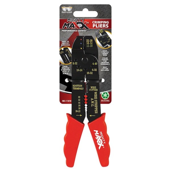 Mighty Maxx Pliers Crimping Tool 5-Way 083-11810 | Zoro