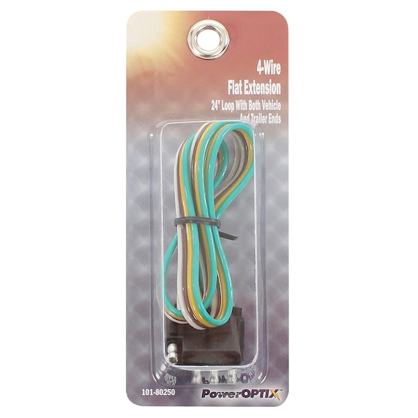 Poweroptix Trailer Harness 4-Wire 101-80250 | Zoro