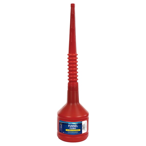 Prepwerx Funnel 11in Flexible Red 144-20060 | Zoro