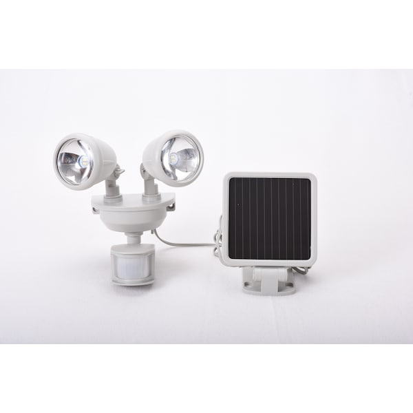 Maxsa Innovations Solar-Powered Dual Head LED Security Light - Off ...