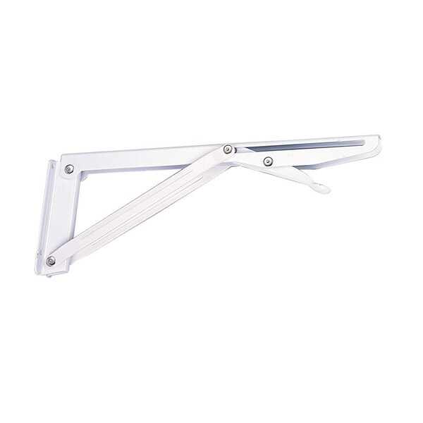 Richelieu 12 in 305mm Folding Support Bracket with Extension, White ...