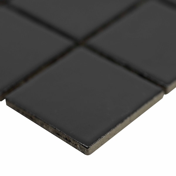 Msi Retro Nero SAMPLE Porcelain Mesh-Mounted Mosaic Tile ZOR-MD-0360 ...