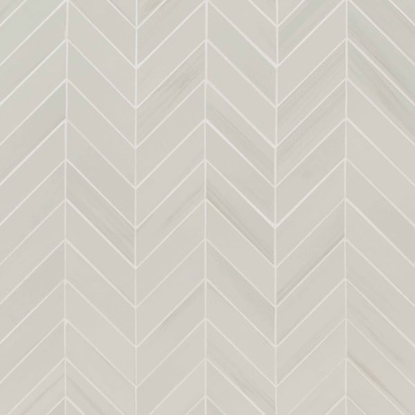 Ackland Ardena Pallora 12 in. x 15 in. Matte Porcelain Marble Look ...