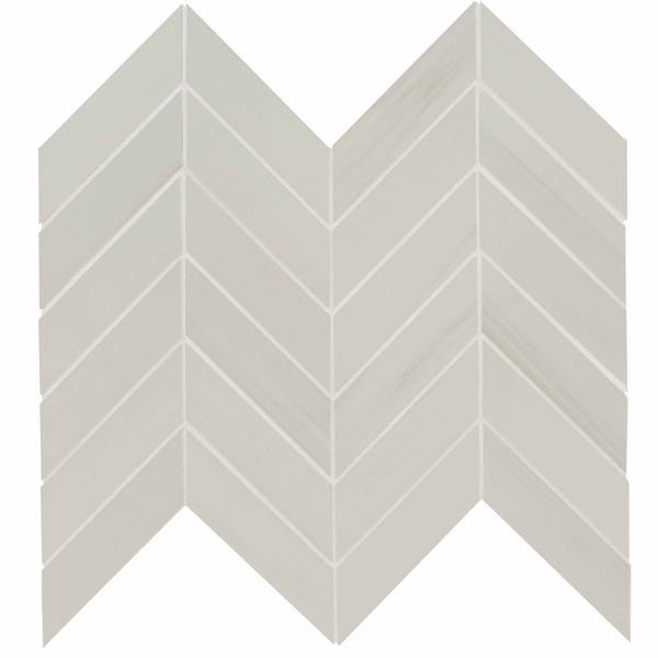 Msi Eden Dolomite Chevron Mosaic SAMPLE Porcelain Matte Floor And Wall ...