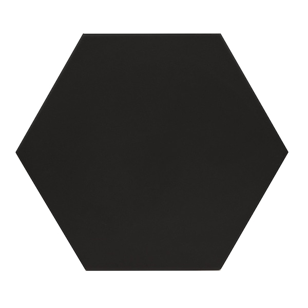 Msi Hexley Graphite 9 in. X 10 in. Hexagon Matte Porcelain Floor And ...