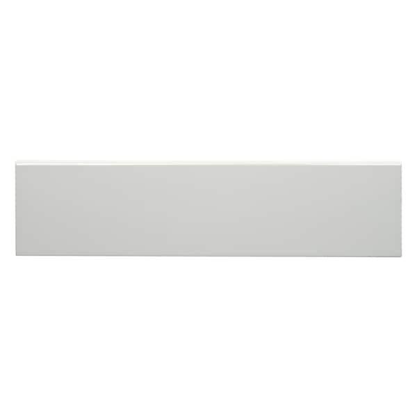 Msi Gray Glossy Bullnose SAMPLE Glazed Ceramic Wall Tile ZOR-PT-TR-0126 ...