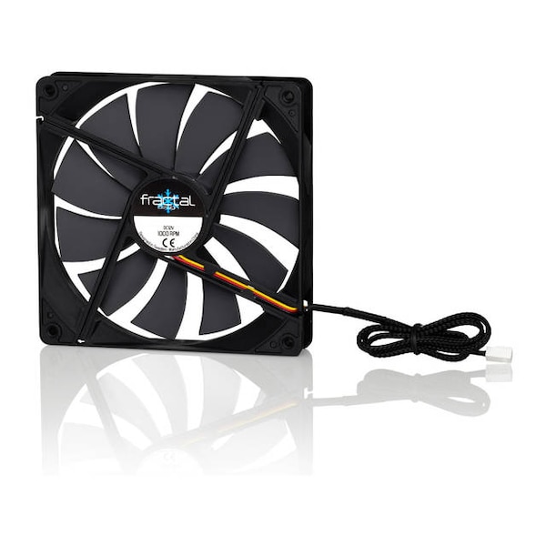 Fractal Design Silent Series R2 Blackout Edition 120mm Case Fan FD-FAN ...
