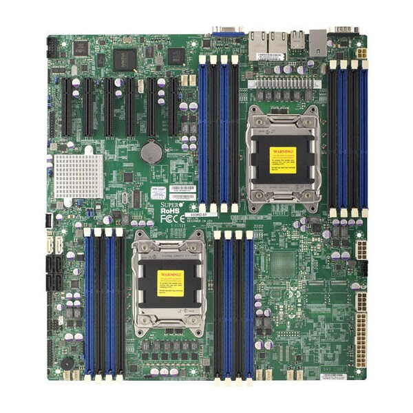 Supermicro X9DRD-EF-B Dual LGA2011/Intel C602J/DDR3/SATA3/V&2GbE/EATX ...