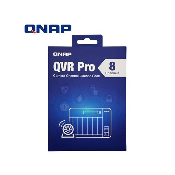 Qnap 8 Channel License for QVR Pro LIC-SW-QVRPRO-8CH | Zoro