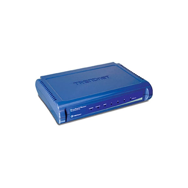 Trendnet (Version G1.0R) 4-Port Broadband Router TW100-S4W1CA | Zoro