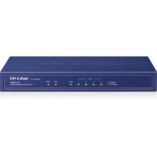 Tp-Link SafeStream 5-Port Gigabit Broadband VPN Router TL-R600VPN | Zoro