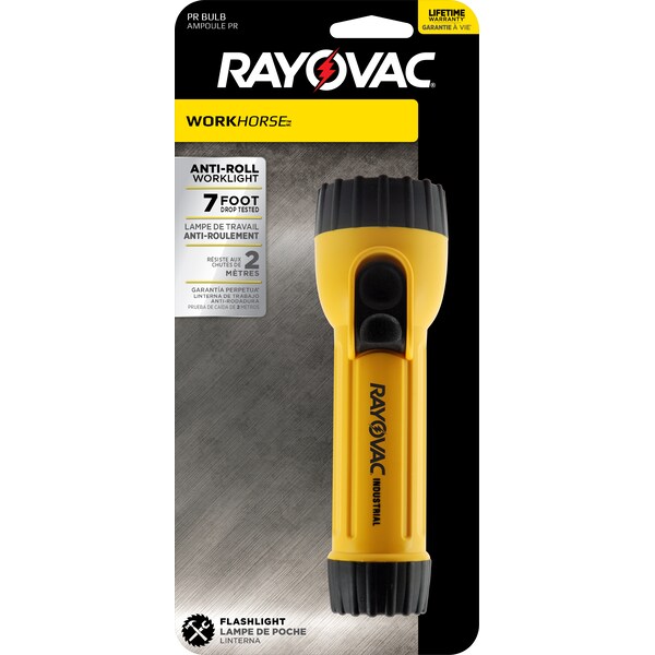 Rayovac Rayovac Workhorse In2 2D Flashlight, D WHH2D-A | Zoro
