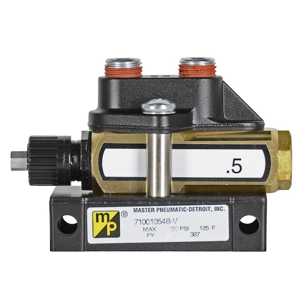 Master Pneumatic MPL 1DROP, BLOCK, VITON 71003104B-B2V | Zoro