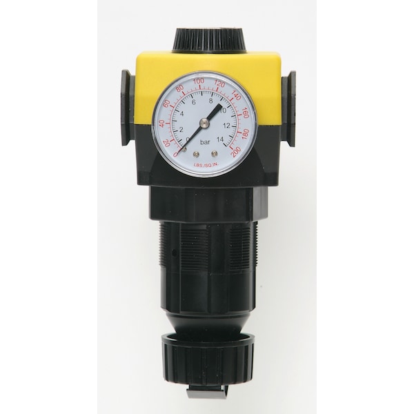 Master Pneumatic REGULATOR 1/2, BLUE R380-4C3 | Zoro