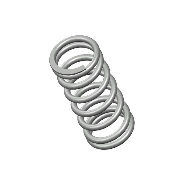Zoro Approved Supplier Compression Spring, O= .210, L= .50, W= .026 ...