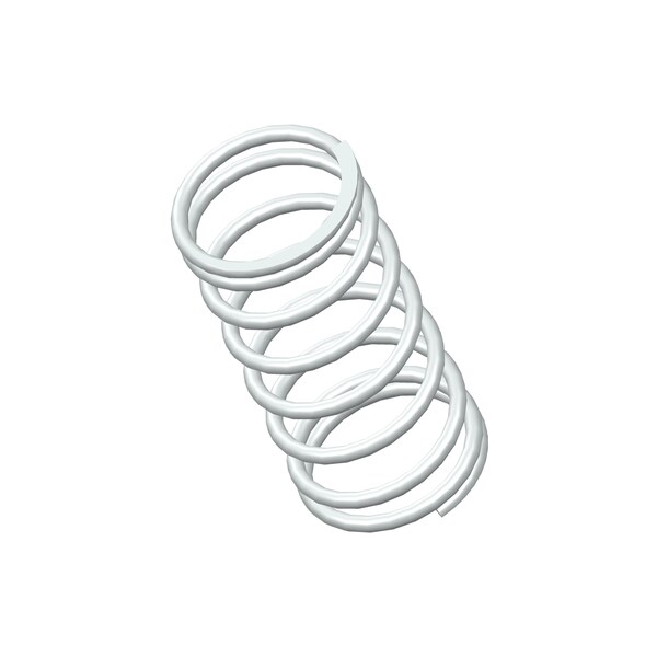 Zoro Approved Supplier Compression Spring, O= .640, L= 1.38, W= .055 ...