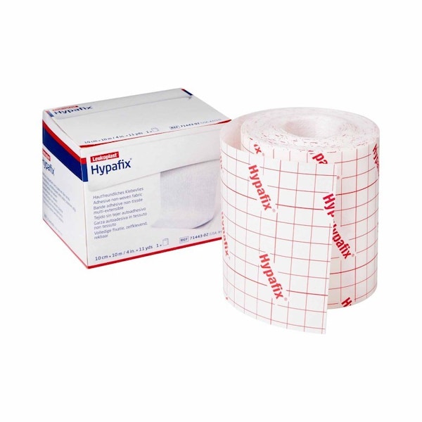 Hypafix Dressing Retention Tape with Liner White 4 Inch X 10 Yard ...