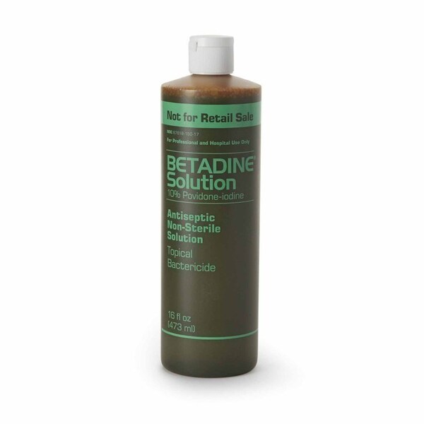 Betadine Skin Prep Solution 16 oz. Bottle 10% Strength Povidone-Iodine ...