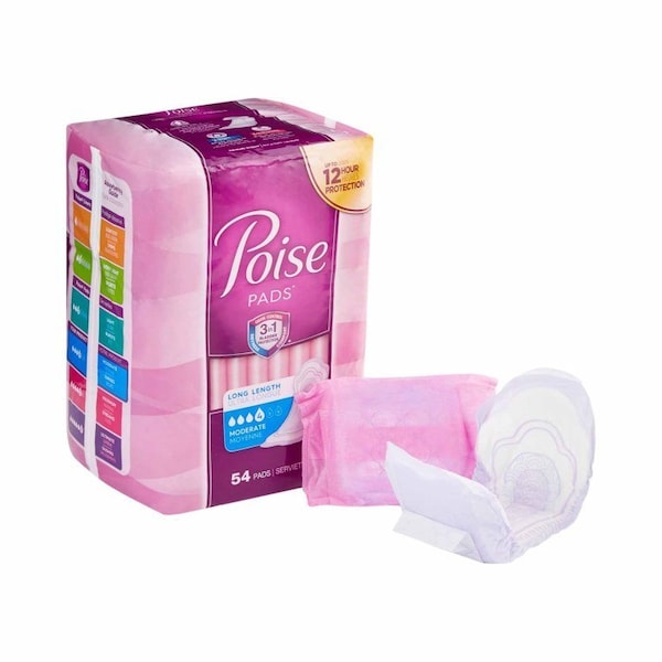 Poise Fresh Protection Bladder Control Pad Poise 12.20 In. Length ...